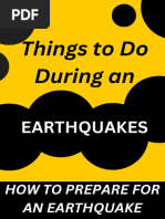 Safety Reminders During and After Earthquakes | PDF | Hazards ...