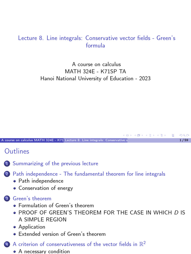 Lecture 8 Presentation | Download Free PDF | Integral | Force