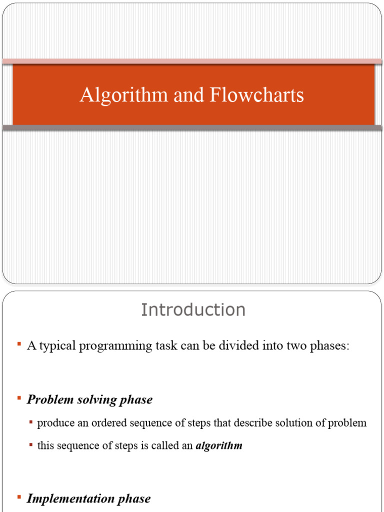 8.0 Algorithms and Flow Charts | PDF | Algorithms | Computer Programming
