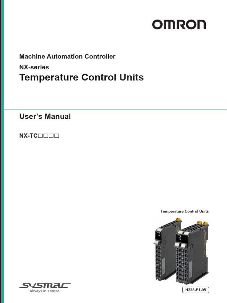 h228 Nx-Series Temperature Control Units Users Manual en | Download Free PDF | Input/Output ...