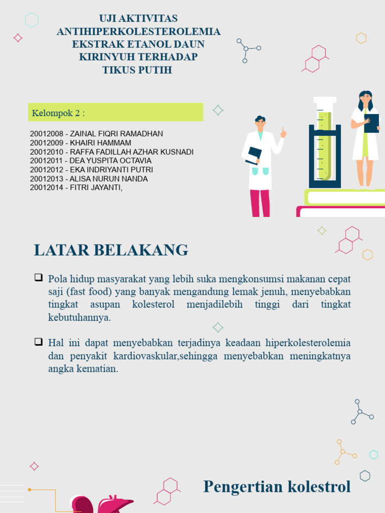 Kel 2 - Metode Penelitian - Hiperkolesterol Fix | PDF