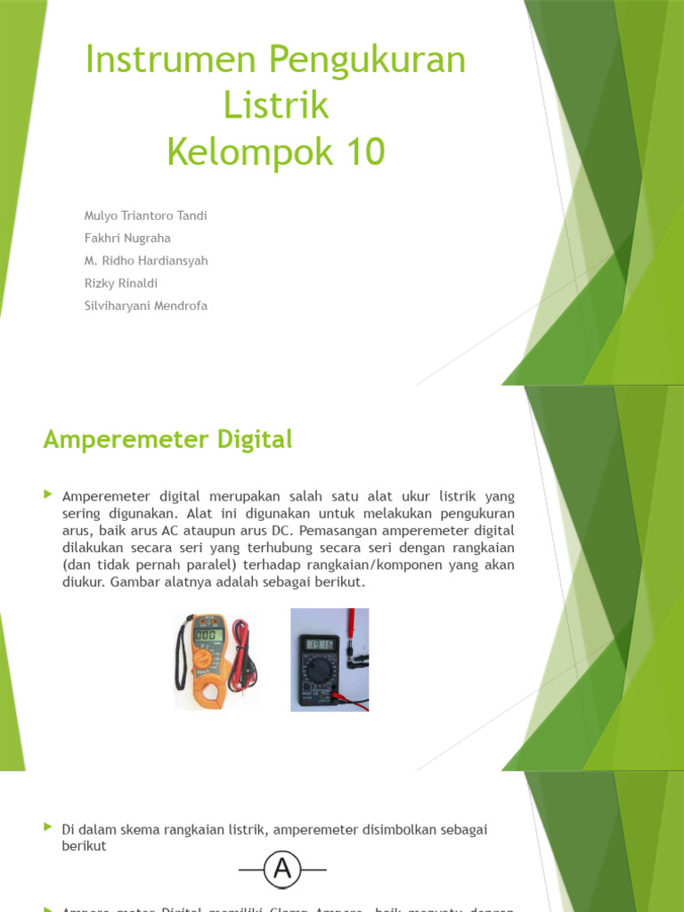 Instrumen Pengukuran Listrik - 1 | PDF | Komputer | Teknologi & Rekayasa