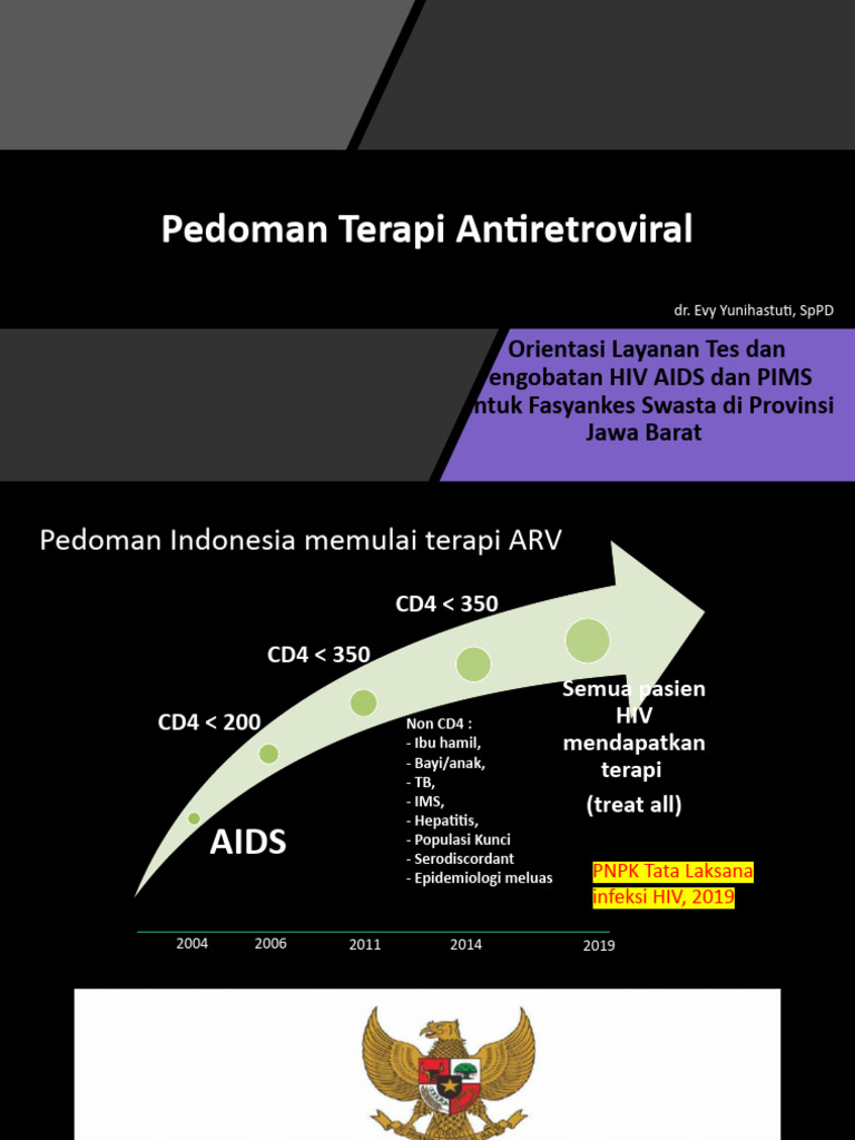 Pedoman ARV Dewasa - Dr. Evy Yunihastuti, SPPD | PDF