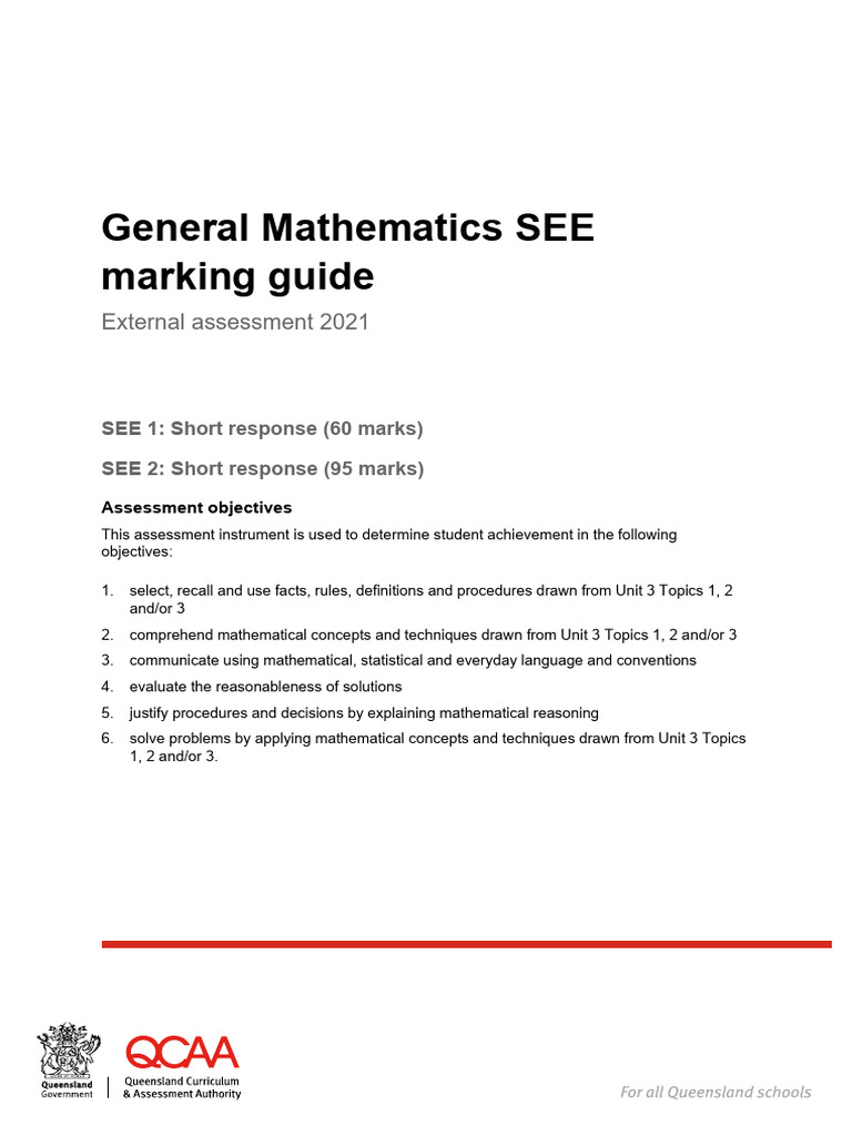 See Maths General 21 Mark Guide Pub | Download Free PDF | Errors And ...