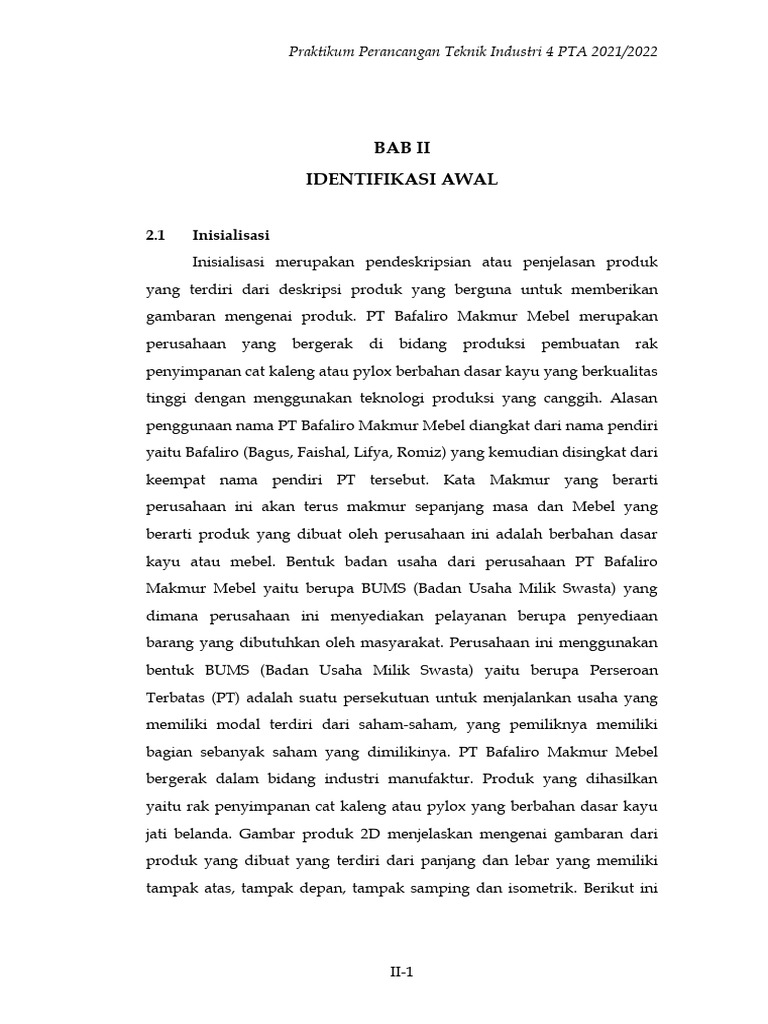 Identifikasi Awal Rak Cat | PDF