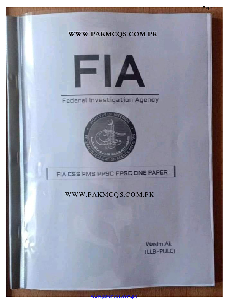 FIA Complaint Letter Format Guide | PDF | Business