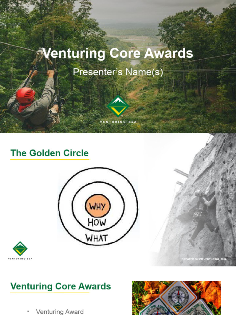 Venturing Core Awards | PDF | Mentorship | Leadership