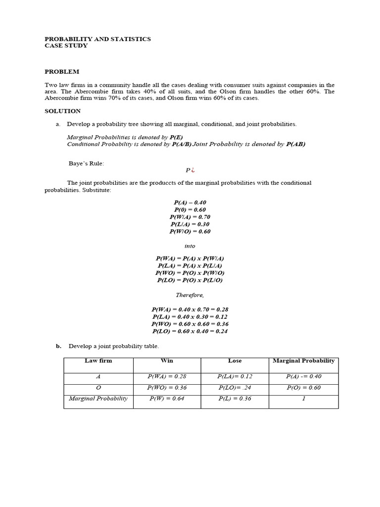 Probability and Statistics | Download Free PDF | Probability | Mathematics