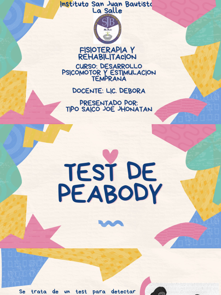Test de Peabody | PDF