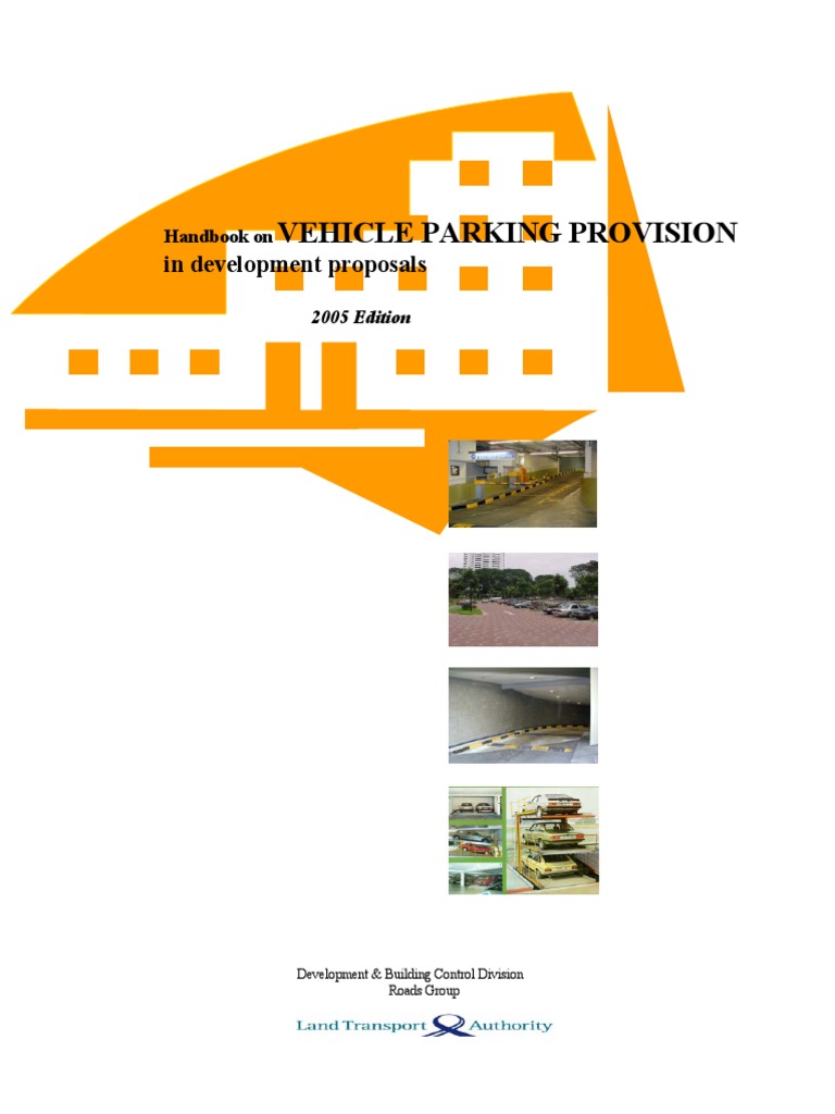 Handbook On Vehicle Parking Provision in Devt Proposals | PDF | Traffic ...
