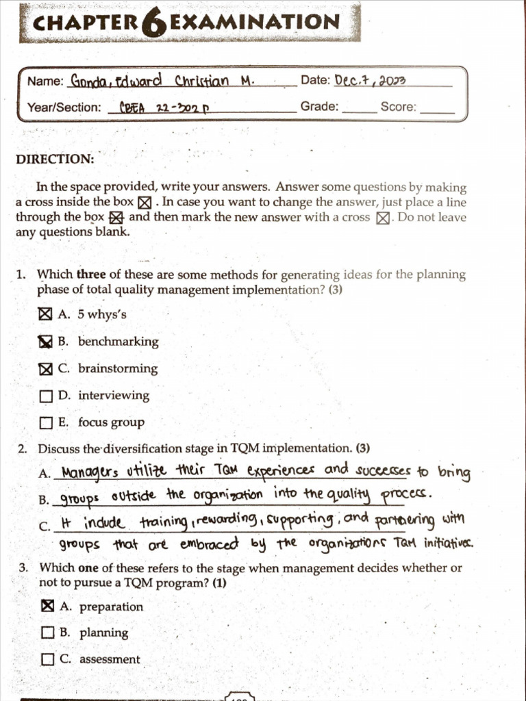 Chapter 6 Quiz | PDF