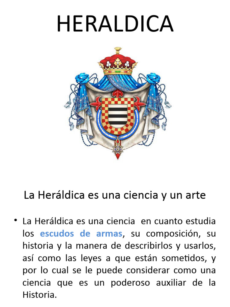 Definición y estudio de la heráldica | PDF