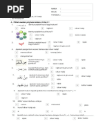 Soal Ujian Tahsinul Kitabah | PDF