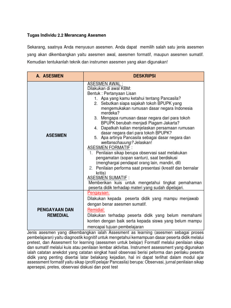 Tugas Individu 2.2. Menyusun Instrumen-3 | PDF