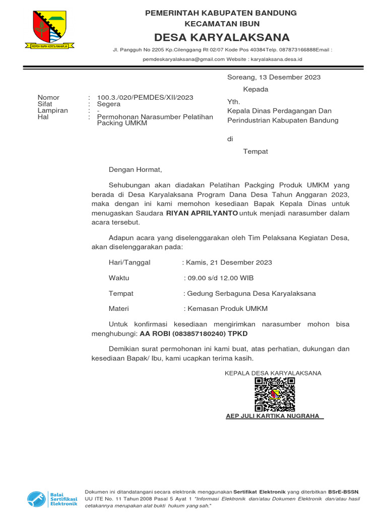 Permohonan Narsum | PDF