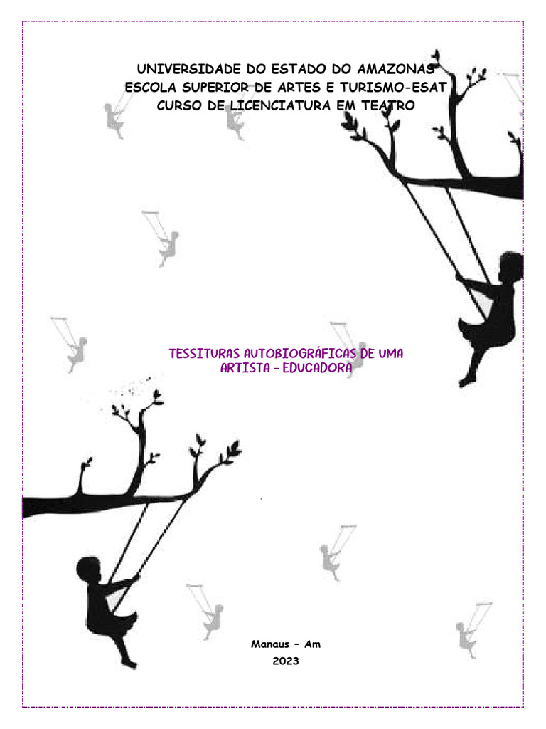 Tessituras Autobiográficas de Uma Artista - Educadora | PDF
