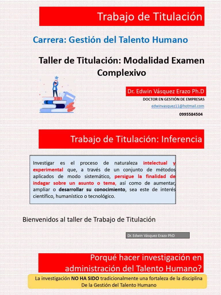 Envase Taller de Titulacion Utc | PDF | Caso de estudio | Conocimiento