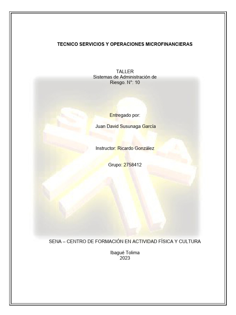 Ata 10 | PDF | Bancos | Riesgo