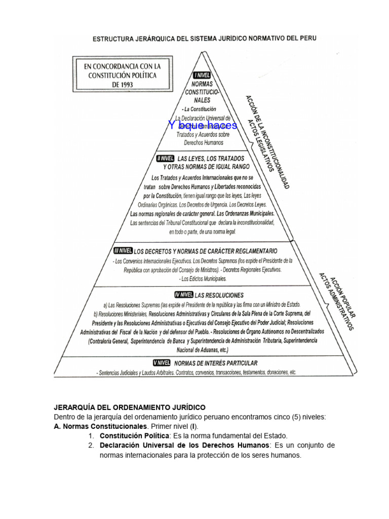 Pirámide de Kelsen | PDF | Constitución | Justicia