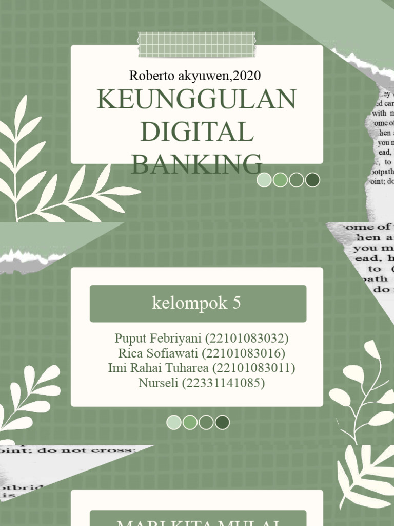 Kel.5 Digital Banking | PDF | Bisnis | Pengelolaan Keuangan & Uang