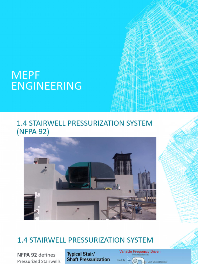 Stairwell-Pressurization | PDF | Stairs | Firefighting