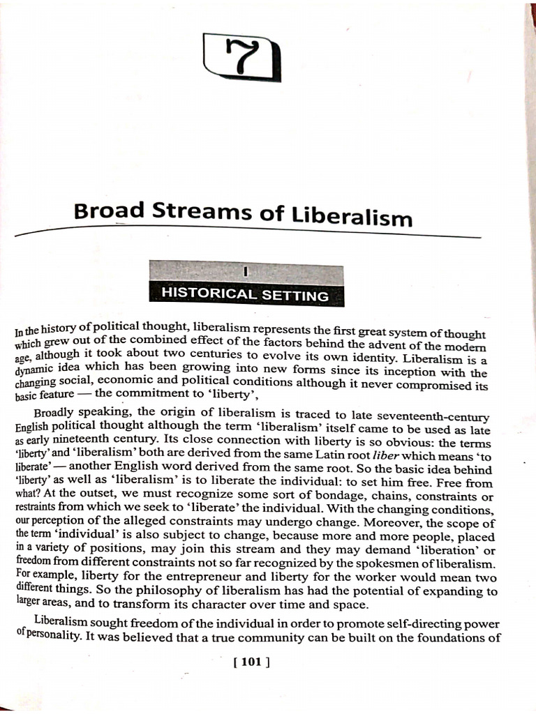 Liberalism Book Notes | PDF