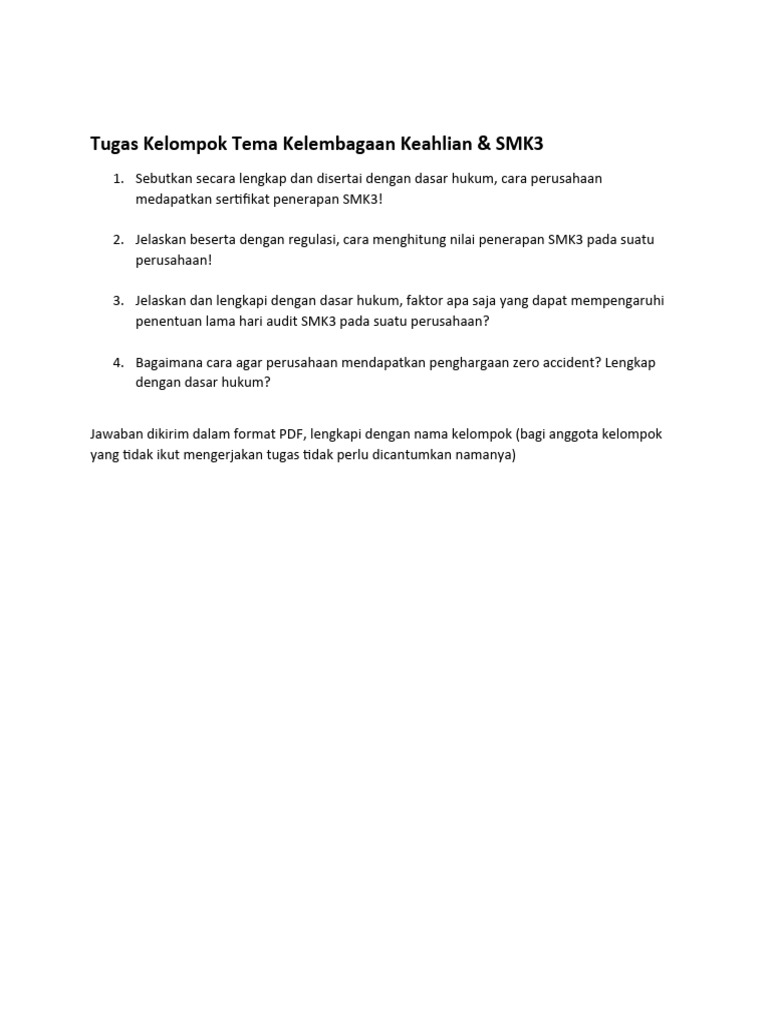 Tugas Kel K2SMK3 | PDF