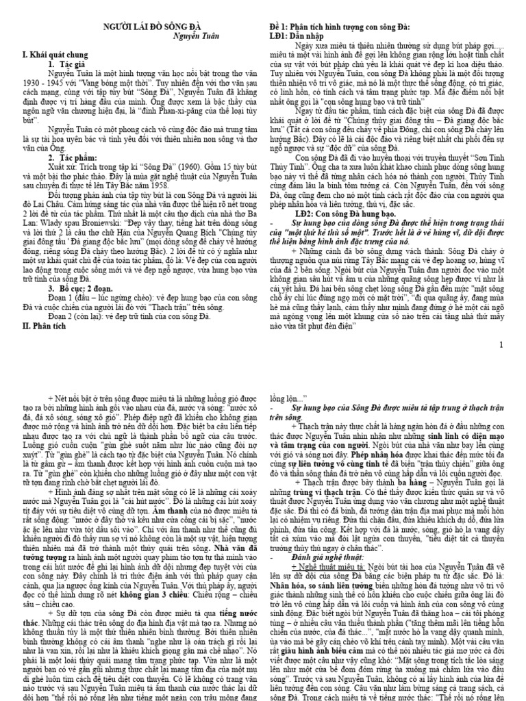 Nguoi Lai Do Song Da | PDF