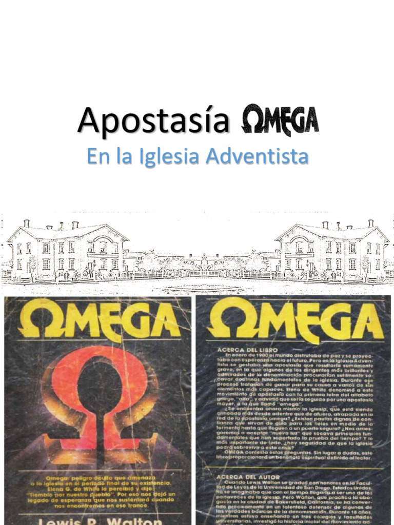La-Apostasia-Omega | PDF | Iglesia Adventista del Séptimo Día | Verdad