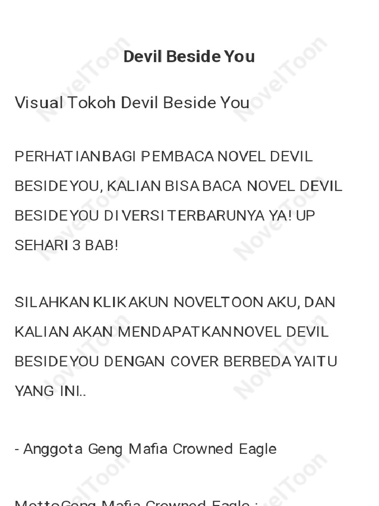 Devil Beside You | PDF