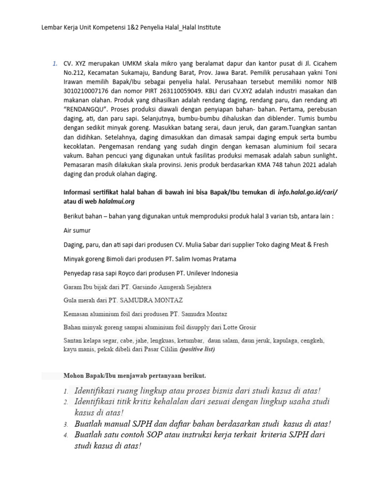 LK 1 & 2 - Contoh Sudah Terisi | PDF | Pengelolaan Keuangan & Uang ...