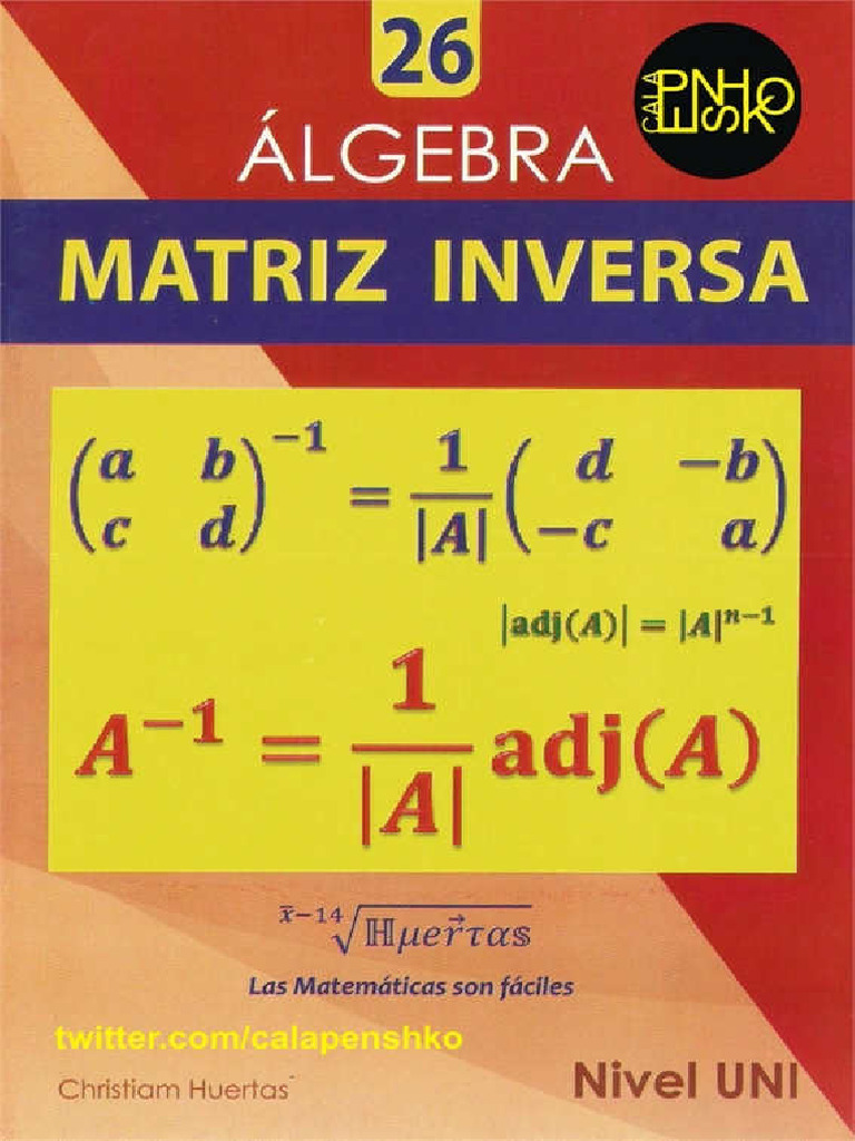 Planilha Matriz Inversa