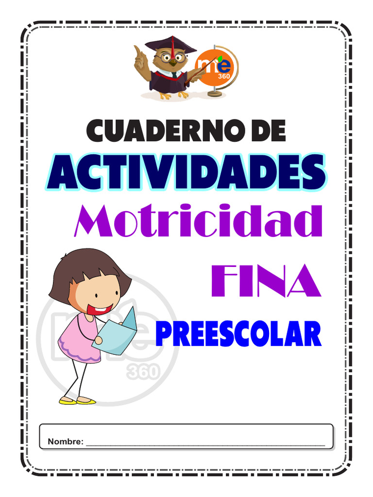 Cuaderno de Actividades Motricidad FINA | PDF | Derechos de autor ...