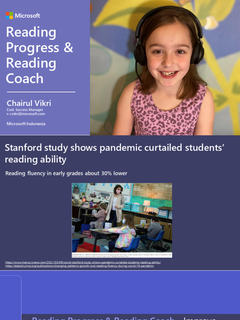 Reading Progress and Reading Coach - K12 | PDF | Human Communication ...