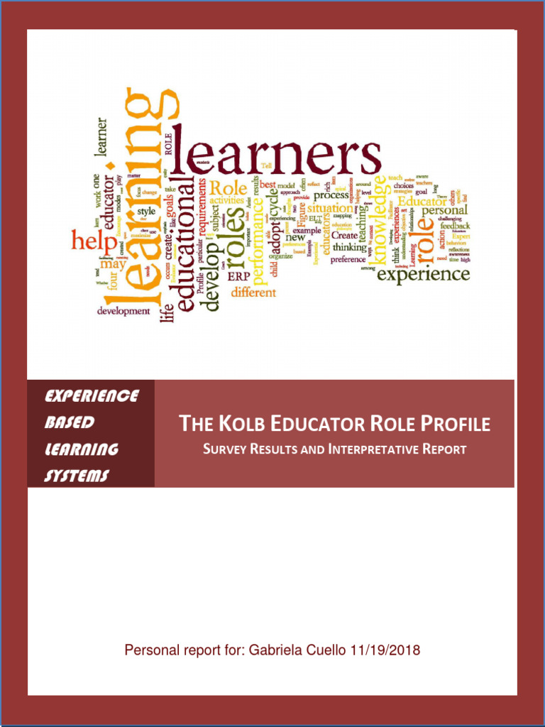 The Educator Role Profile | PDF | Learning | Leadership