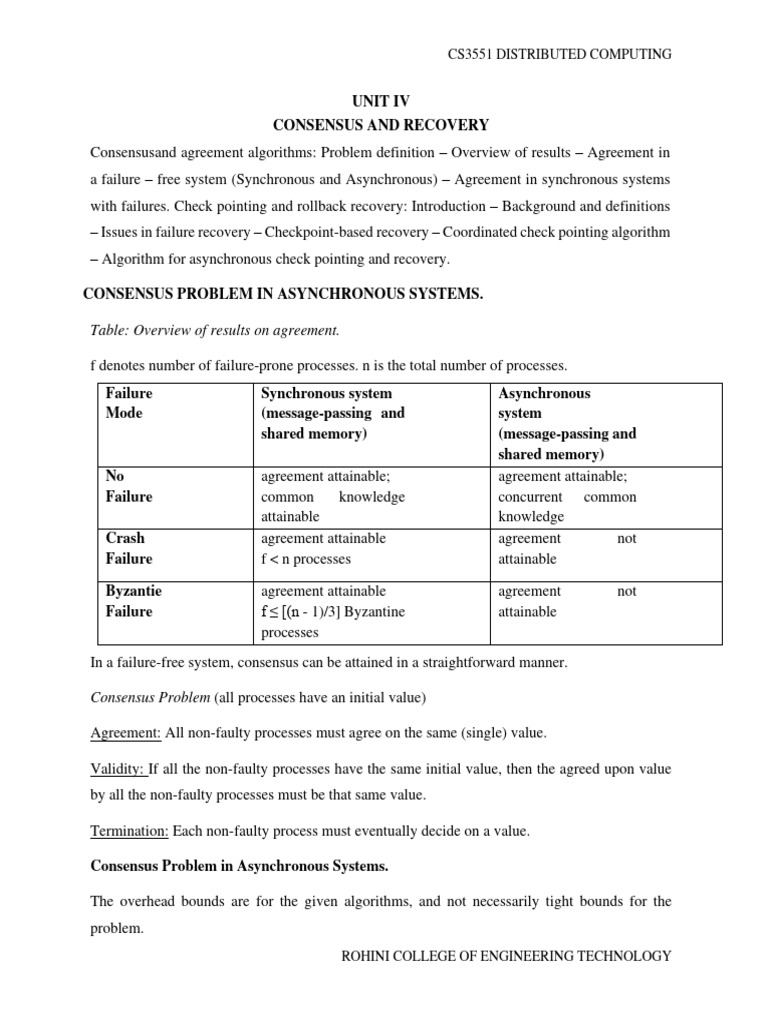 Synchronous Systems With Failures | PDF | Message Passing | Concurrency (Computer Science)