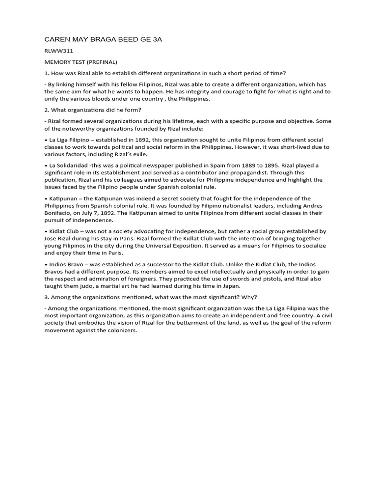 Group 6 Tos | PDF | Philippines