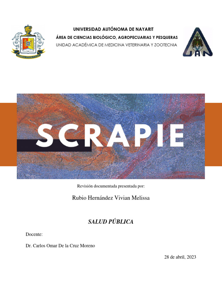 SCRAPIE | PDF | Especialidades Medicas | Medicina CLINICA