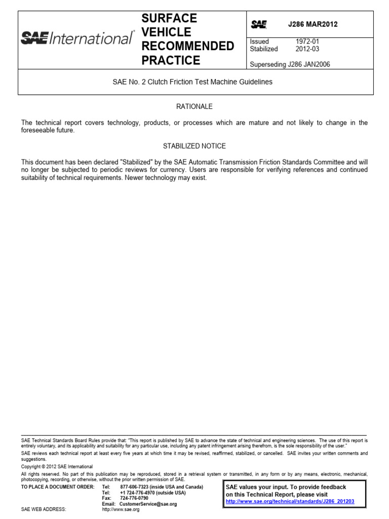 Sae J286 - 201203 | PDF | Fax | Intellectual Works