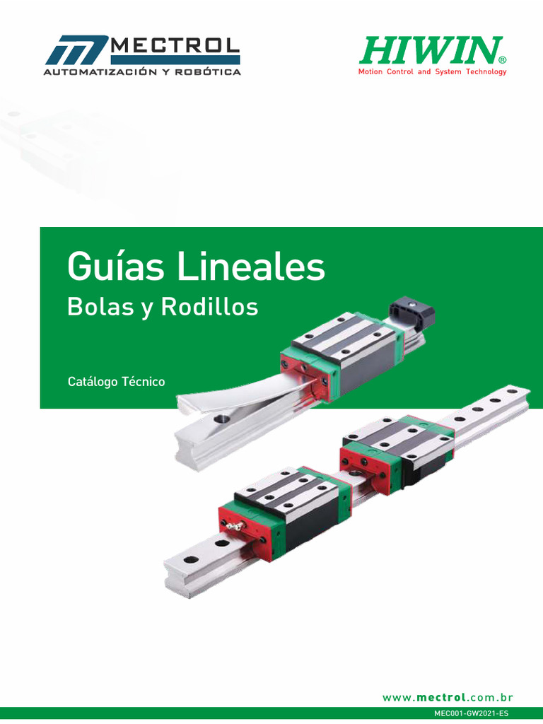 Catalogo Guias Lineales Hiwin Guia Lineal | PDF