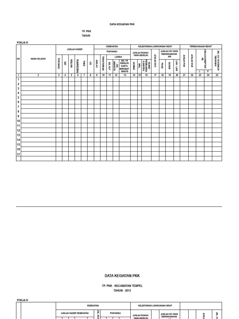 Bagi Form Desaxlsx - XLSX - Sheet1 | PDF