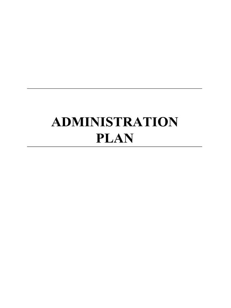 Administration Plan Group Aina Roslan | PDF | Business | Business Economics