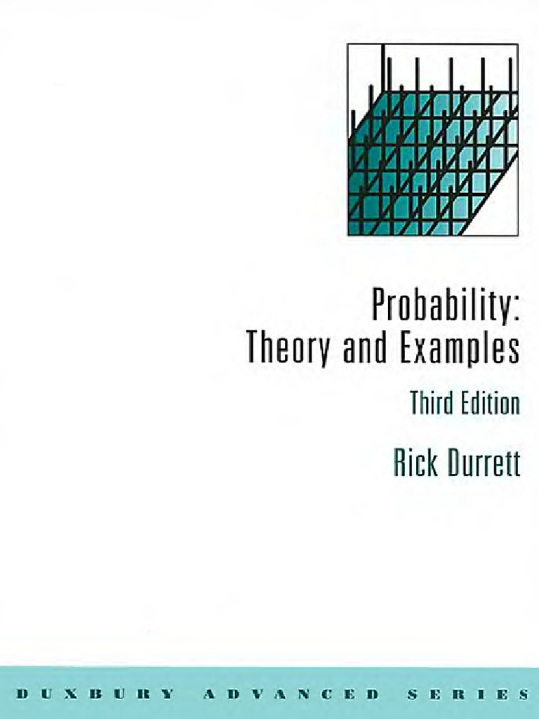 (Probability - Theory & Examples) Richard Durrett - Probability ...