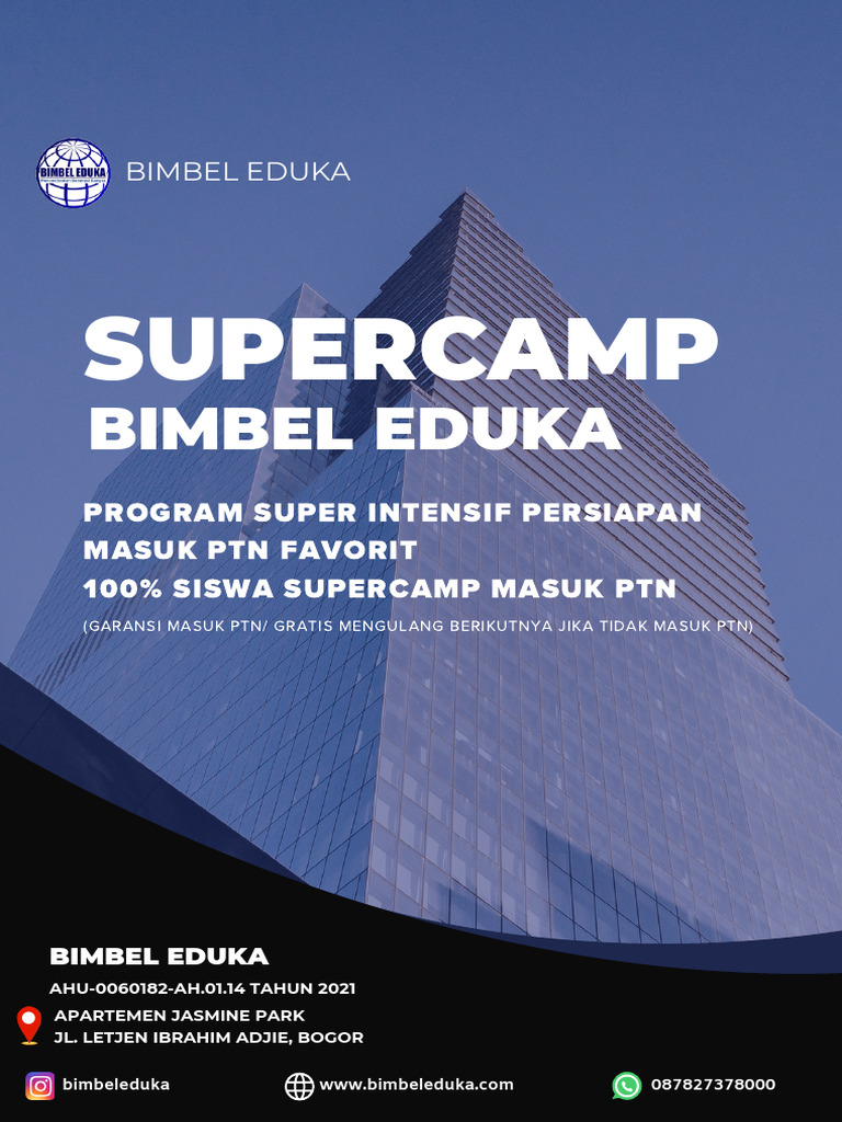 Program Supercamp Bimbel Eduka | PDF