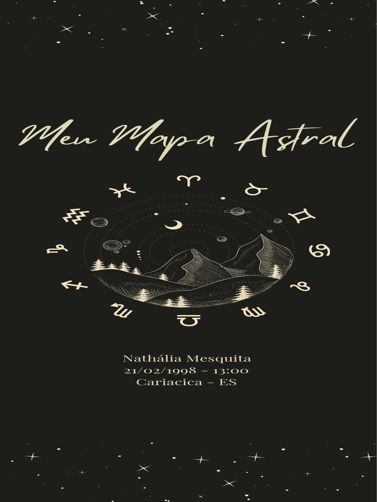 Mapa Astral Interpretando Passo A Passo | PDF | Dinheiro | Lua