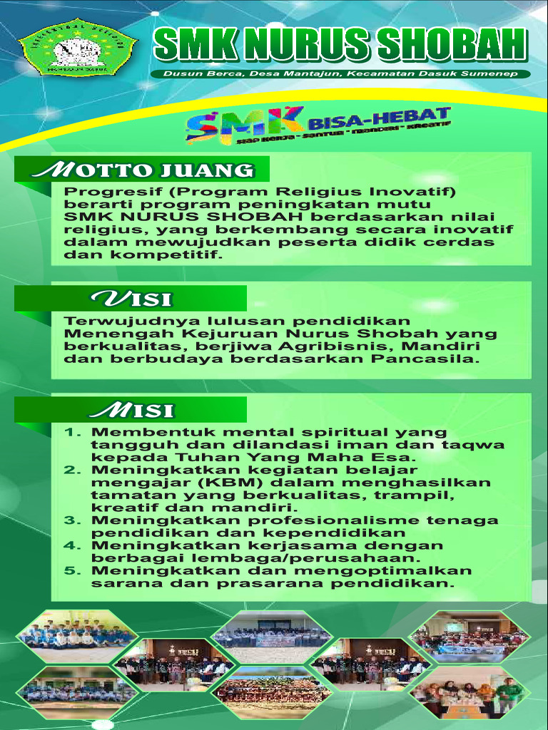 STAND X Banner SMK NURUS SHOBAH PDF | PDF