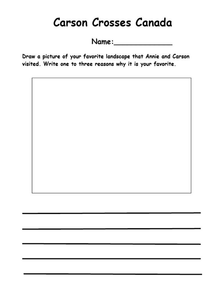 Carson Crosses Canada Print | PDF