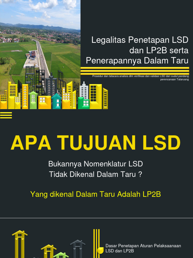 Aturan LSD dan LP2B dalam Pertanian | PDF