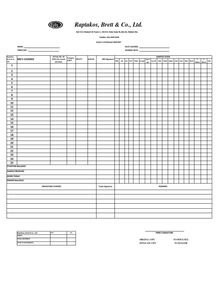 DCR Form (Updated As of Apr 2023) REVISED | PDF