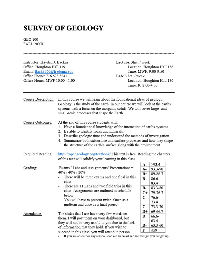 Survey of Geology S | PDF | Rock (Geology) | Earth Sciences